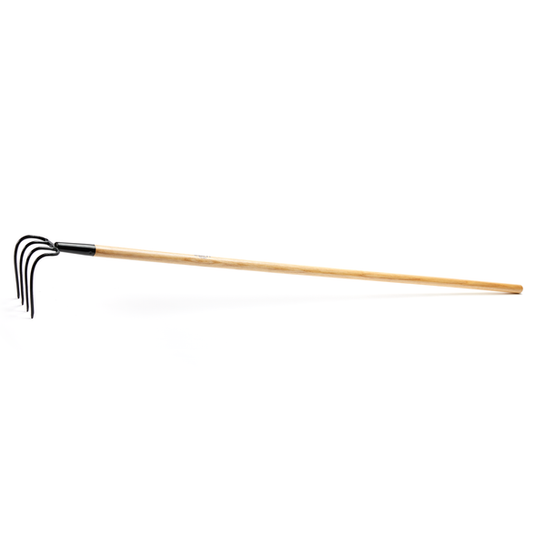 LONG NECK SCRATCH RAKE- NEW FOR 2025 ! 6 FOOT HANDLE ! - KB White