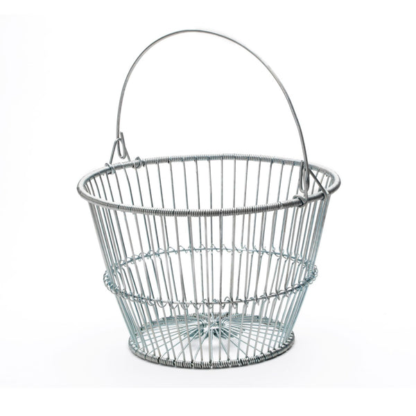 Clamming Tagged "Wire Baskets" - KB White